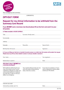 opt_out_scr_form – Ramsbottom Group Practice